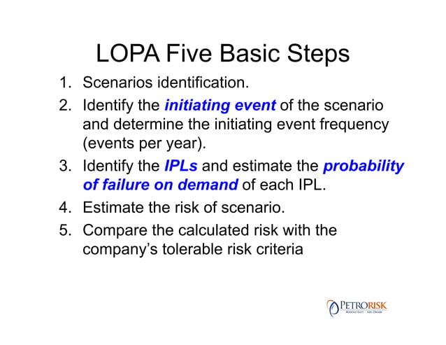 LOPA-Presentation and implementation methodology .pdf