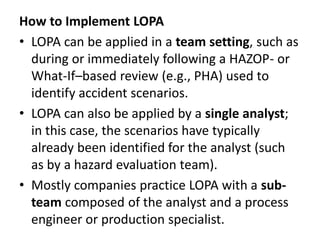 LOPA | Layer Of Protection Analysis | Gaurav Singh Rajput | PDF