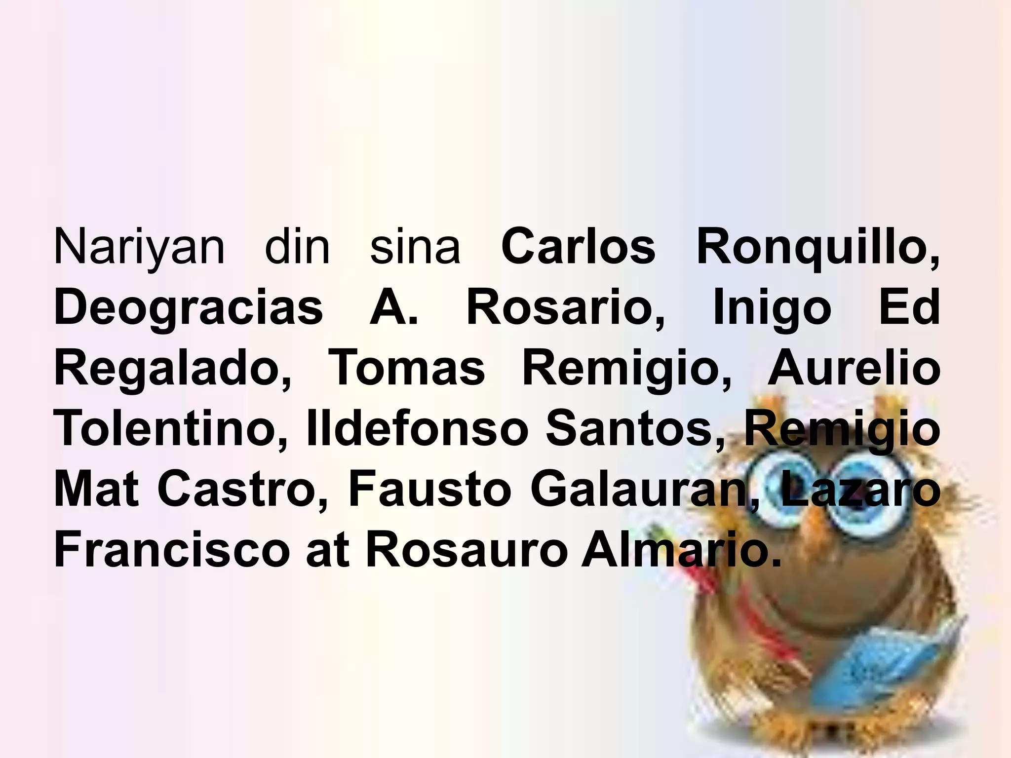 Lope K. Santos | PPTX