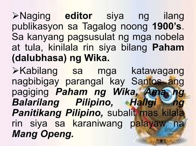 Lope K. Santos | PPTX