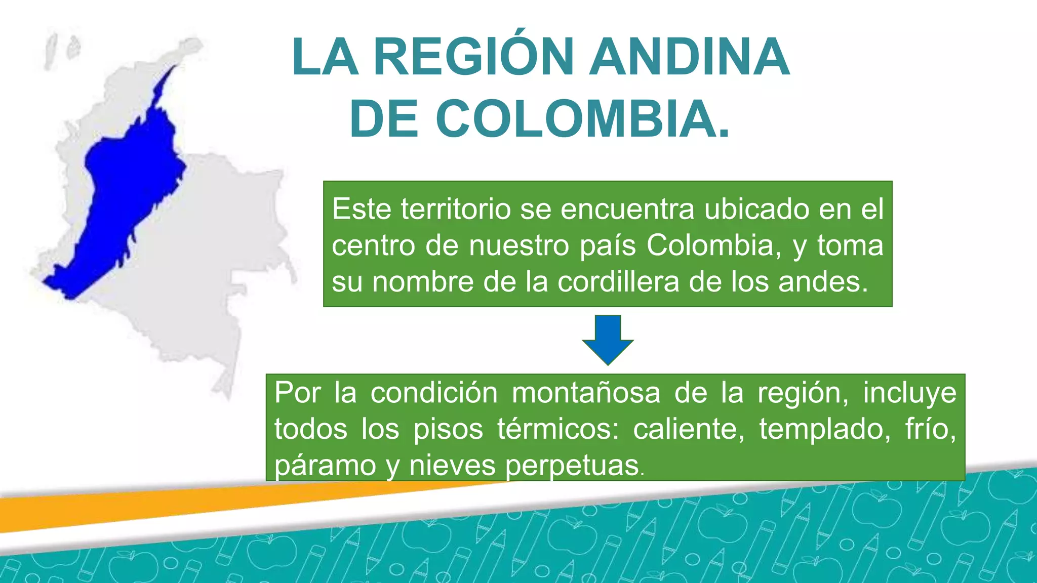 Regiones naturales de Colombia y sus departamentos | PPTX | South ...