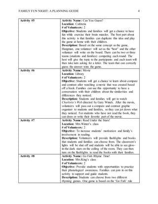 PTA Activity Planning Guide | PDF