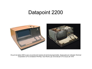 Historia dels ordinadors | ODP