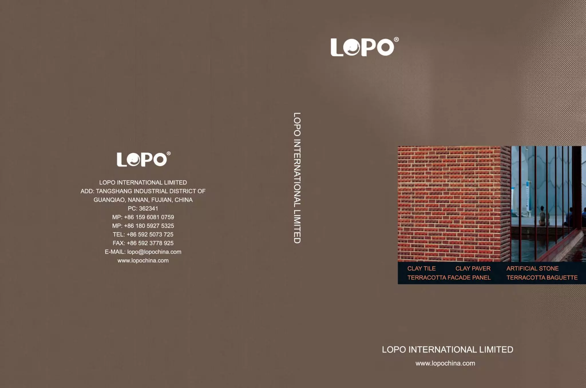 LOPO Terracotta Brick & Manufactured Stone | PDF