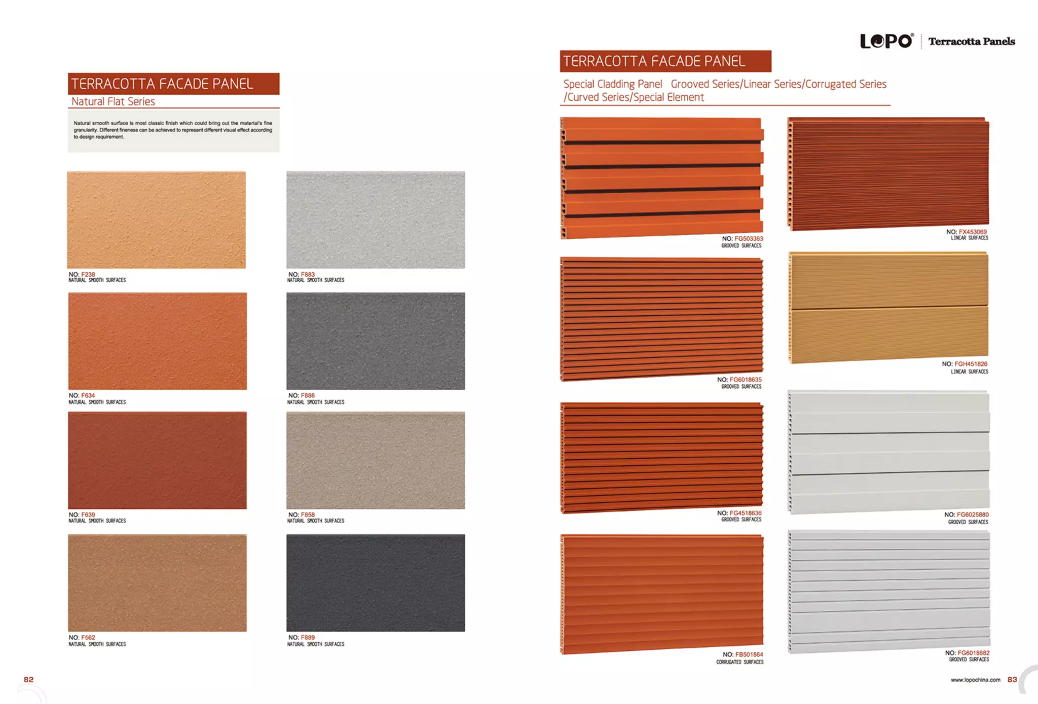 LOPO terracotta panels catalogue | PDF