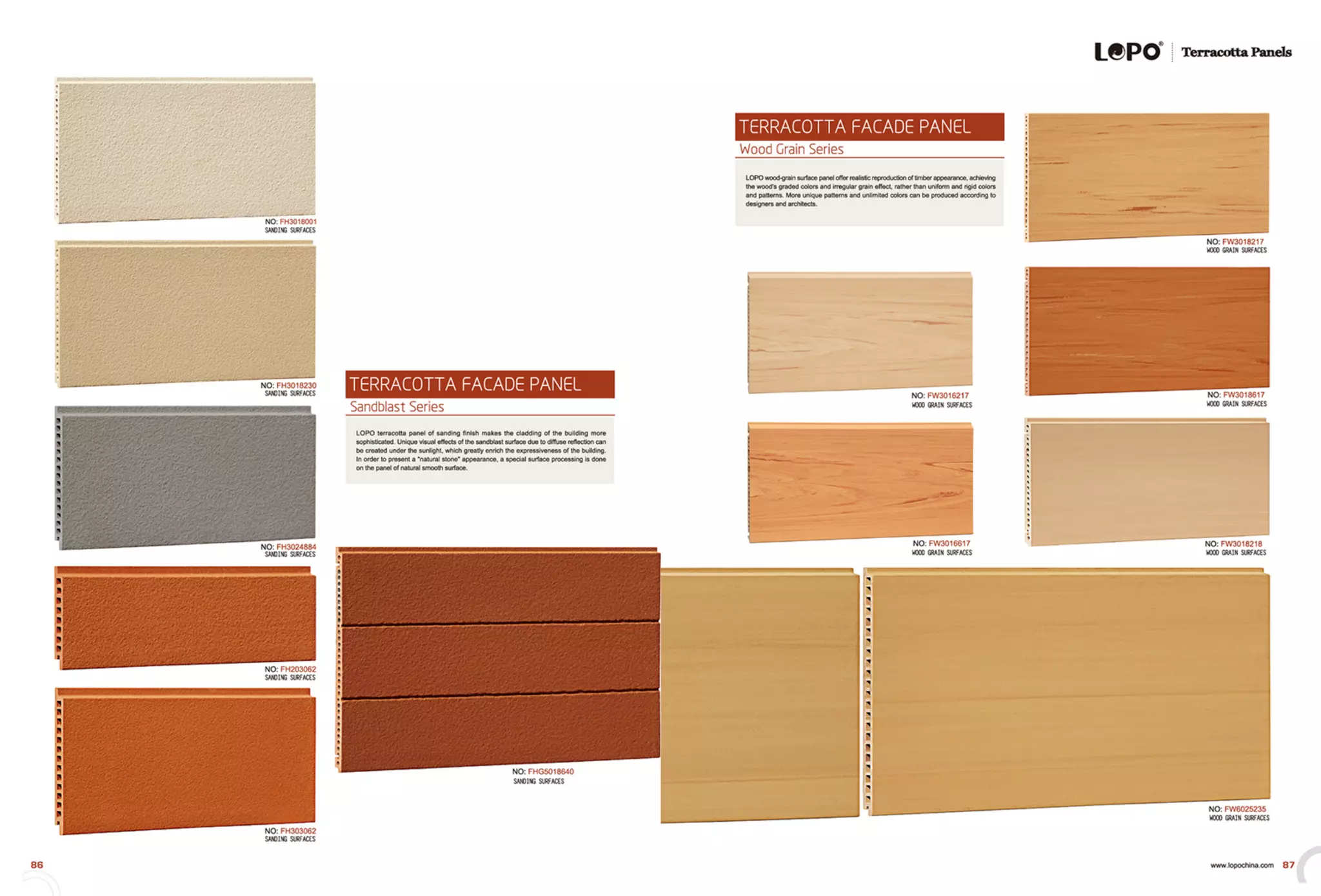 LOPO terracotta panels catalogue | PDF