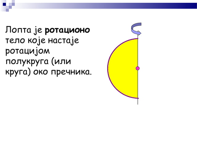 Lopta Povrsina I Zapremina Lopte