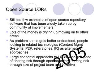 LOR Characteristics and Considerations | PPT