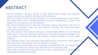 lora based gps using armega328-Au & ESP8266.pptx