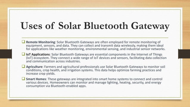 Lansitec Lora Bluetooth Gateways Introduction Ppt