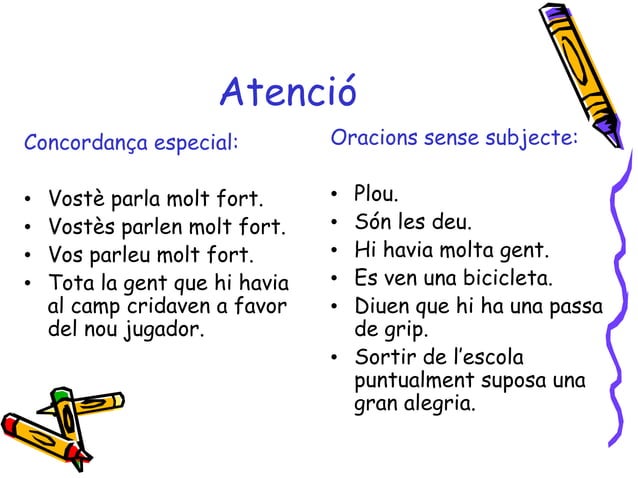 L'oració simple 1 subj i pred | PDF