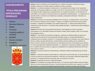 Lorafna ley principal de la comunidad foral de Navarra | PPT