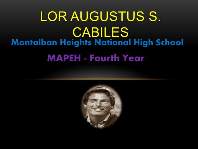 Lor augustus s. cabiles presentation | PPTX