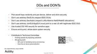 LoRaWAN Security Webinar | PPTX