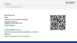 LoRaWAN at the University of Surrey | PPT