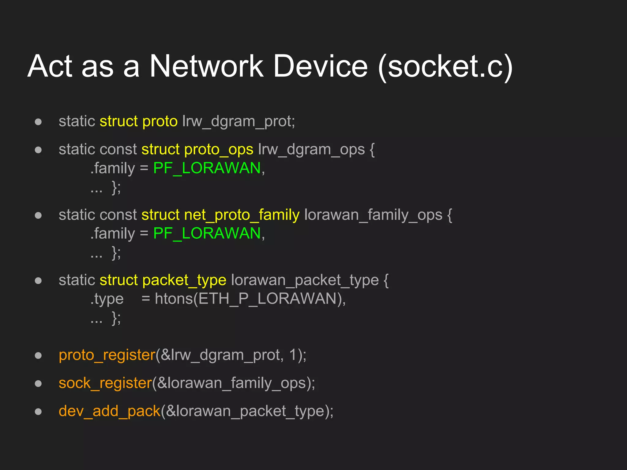 LoRaWAN class module and subsystem | PDF