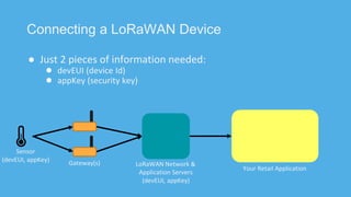 LoRaWAN Overview for Retail | PPTX