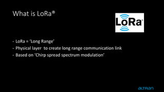 Lorawan: What you need to know | PPTX