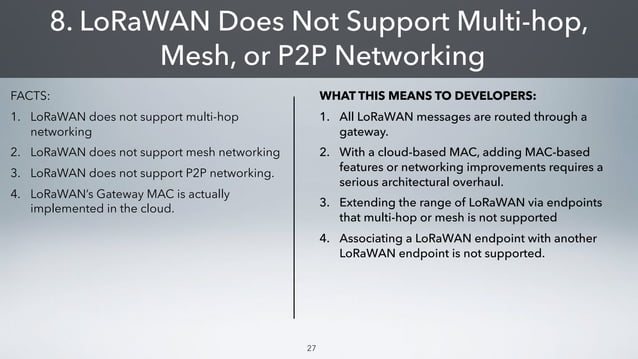 LoRaWAN vs Haystack | PPT