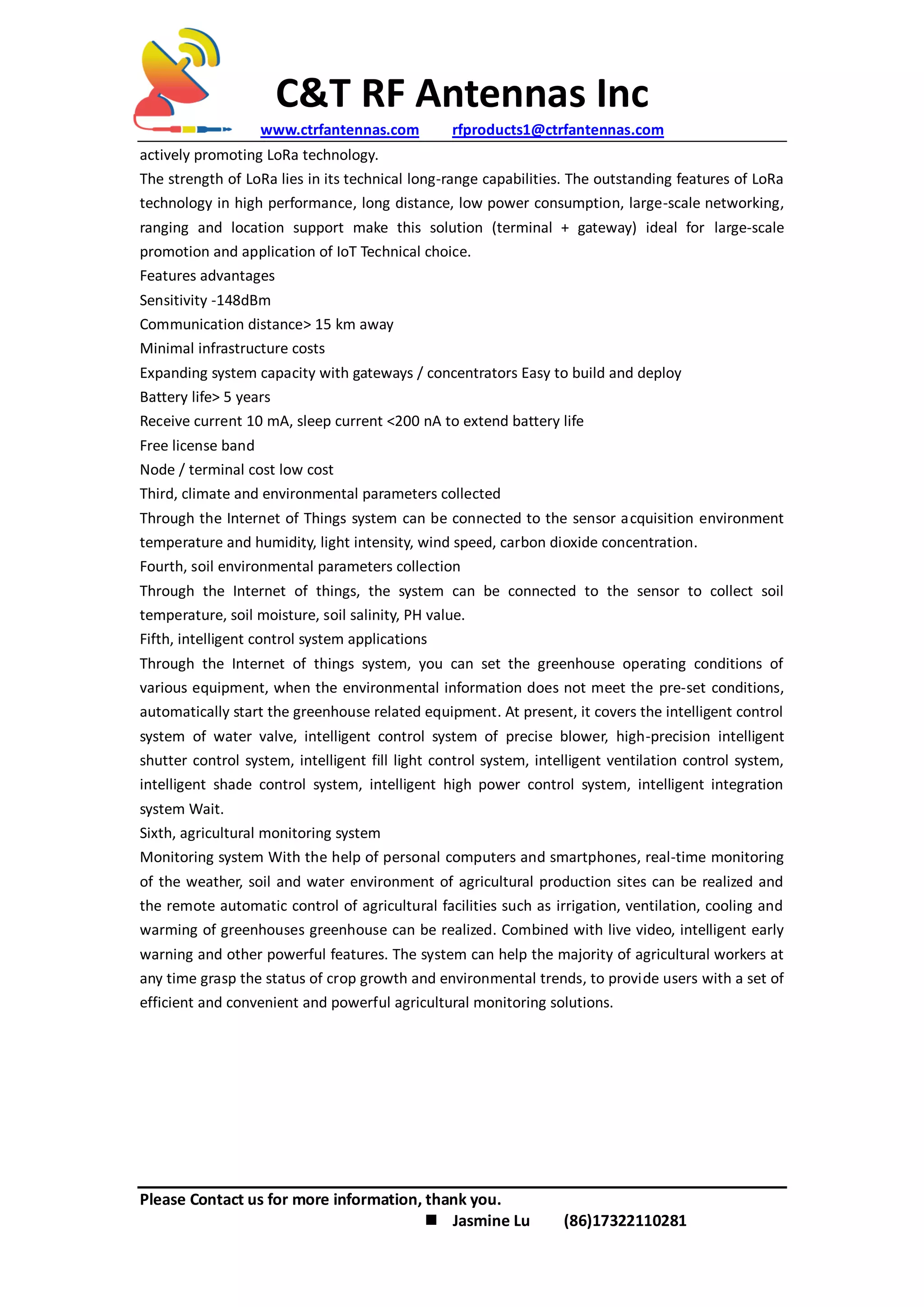 Lora wireless technology for smart agricultural internet of application ...