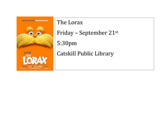 Lorax | PPT