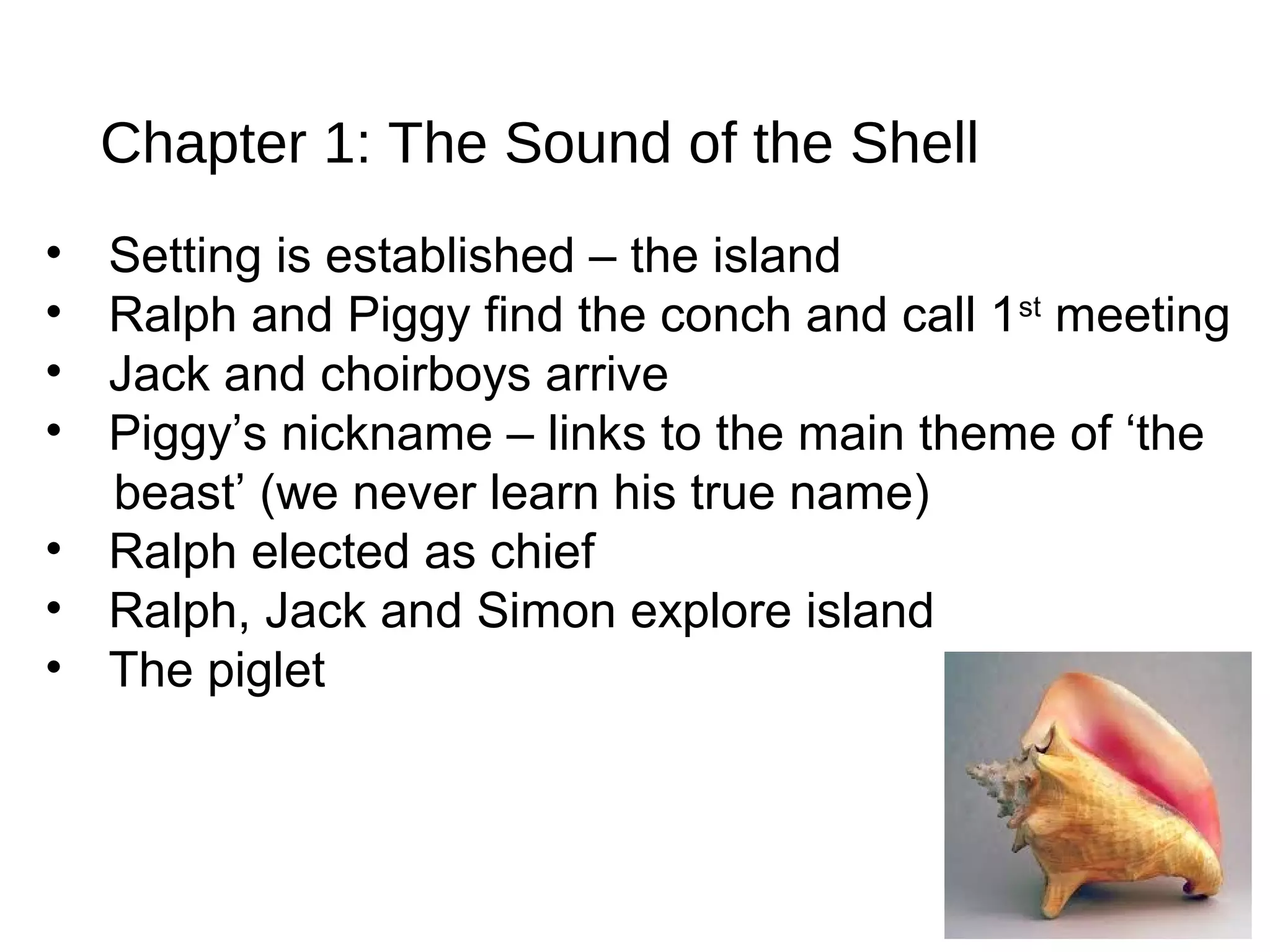 Lord of-the-flies structure plot summary | PPT