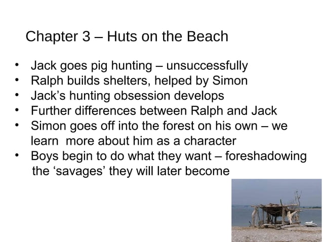 Lord of-the-flies structure plot summary | PPT