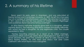 Lord byron | PPTX