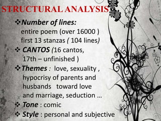 Lord Byron - Don Juan | PPT