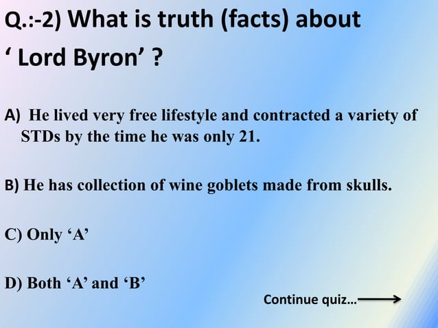 Lord byron | PPT