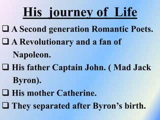 Lord byron | PPTX