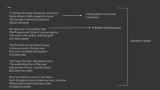 Analysis: On this Day I Complete my Thirty-Sixth Year | PPTX