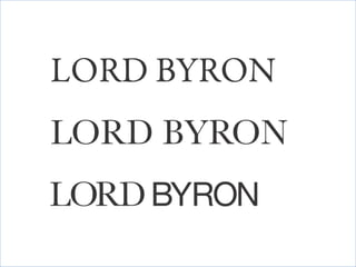 Lord Byron logo | PPT