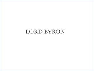 Lord Byron logo | PPT