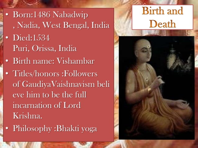 Lord chaitanya mahaprabhu | PPTX