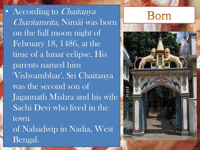 Lord chaitanya mahaprabhu | PPTX