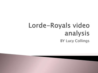Royals Lorde Lyrics On Screen