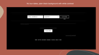 Lorde website analysis loops media | PPT