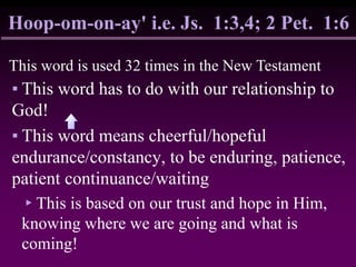 Lord give me patience and hurry! | PPT