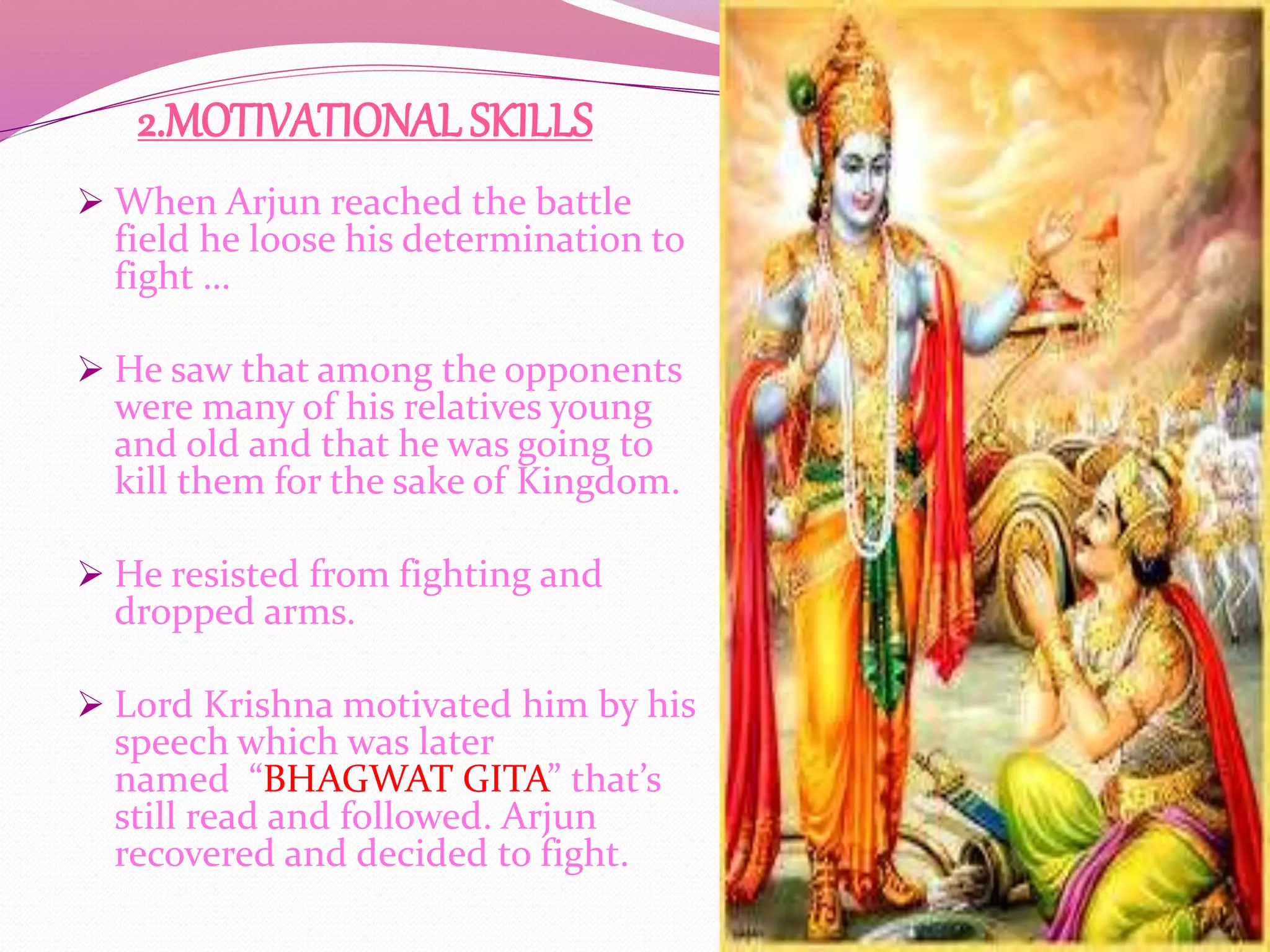 Lord krishna as a strategist | PPT