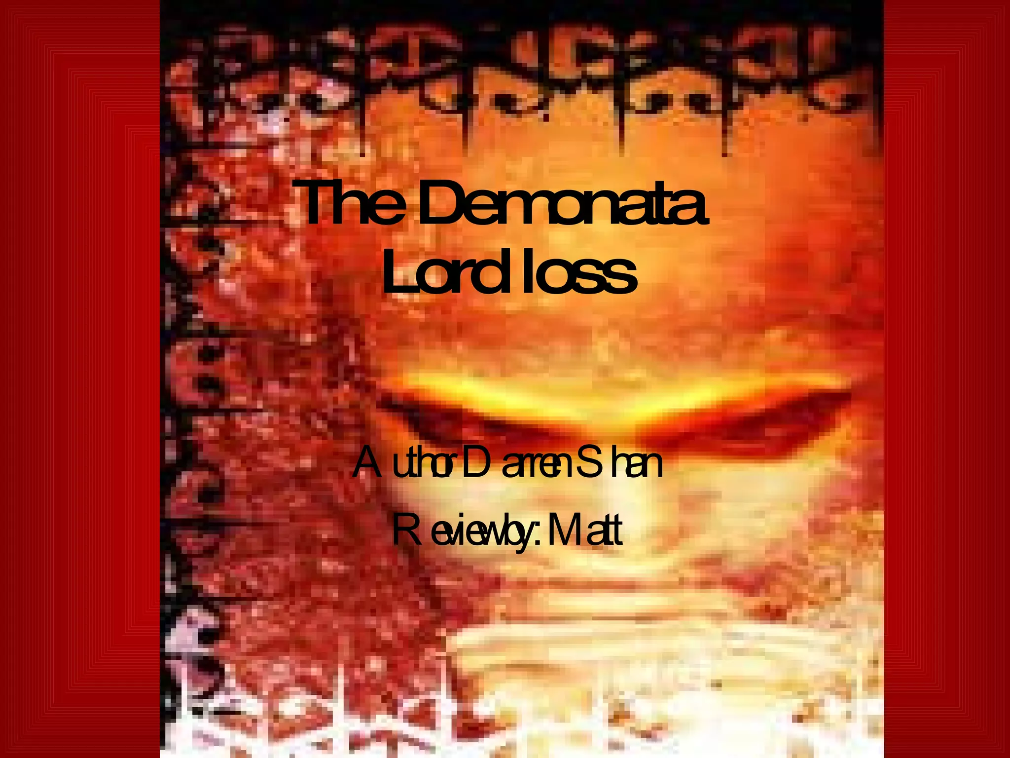 Lord Loss Book Review | PPT