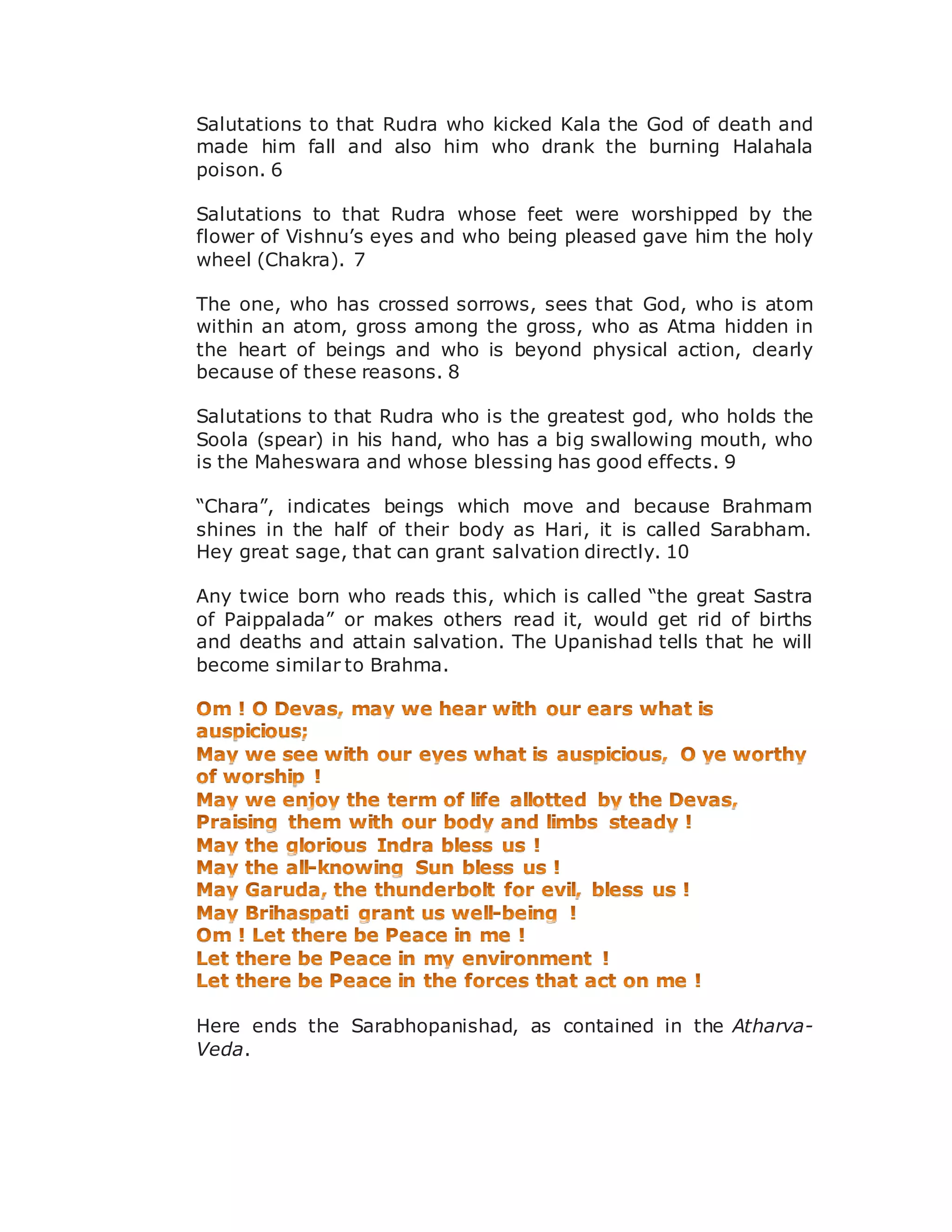Lord nrsimha and shiva sarabha | DOCX | Hinduism | Religion & Spirituality
