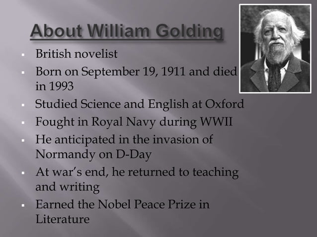 Lord Of The Flies | PPTX | Death, Injury, or Military Conflict ...
