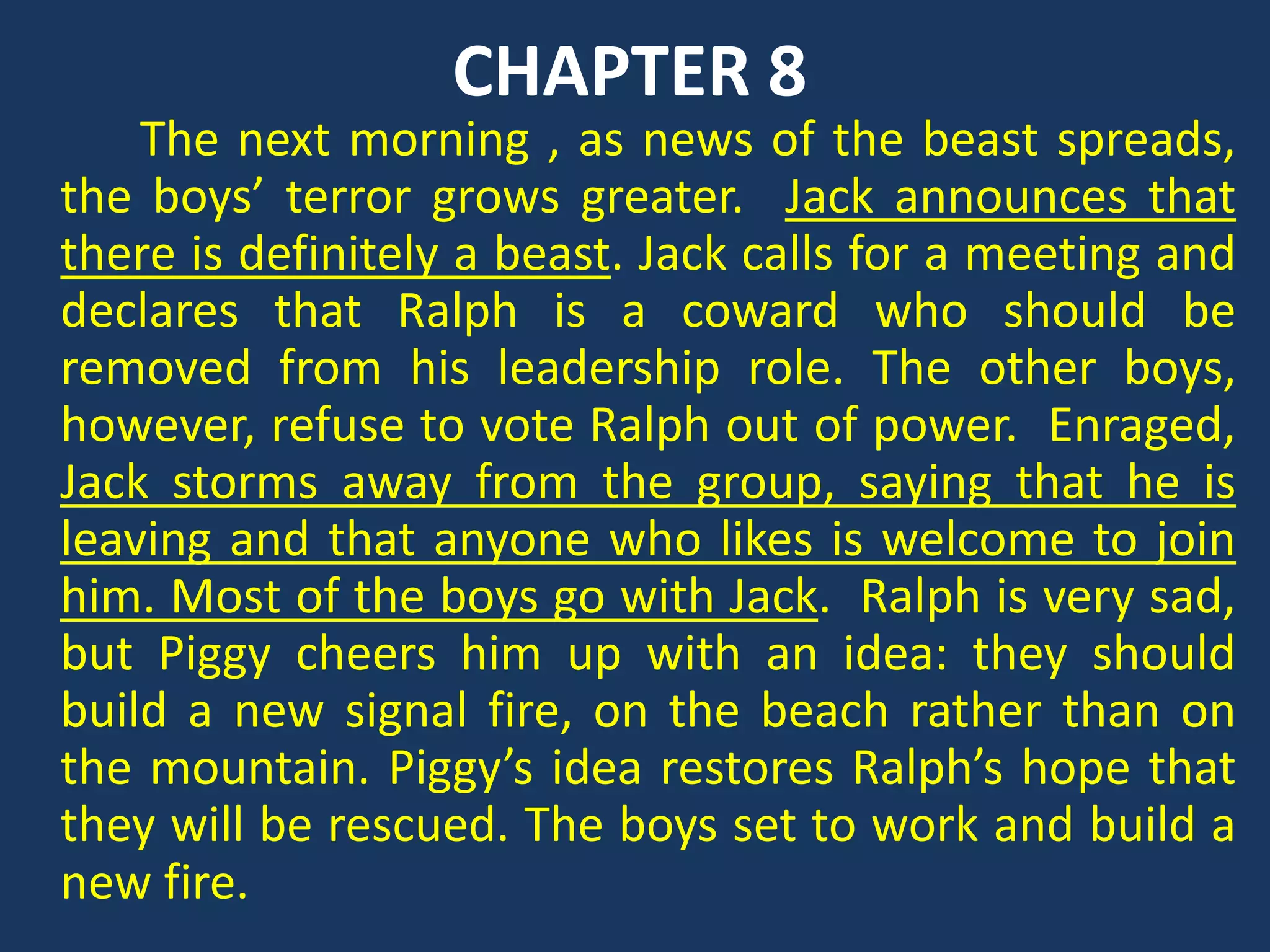 Lord of the flies | PPT