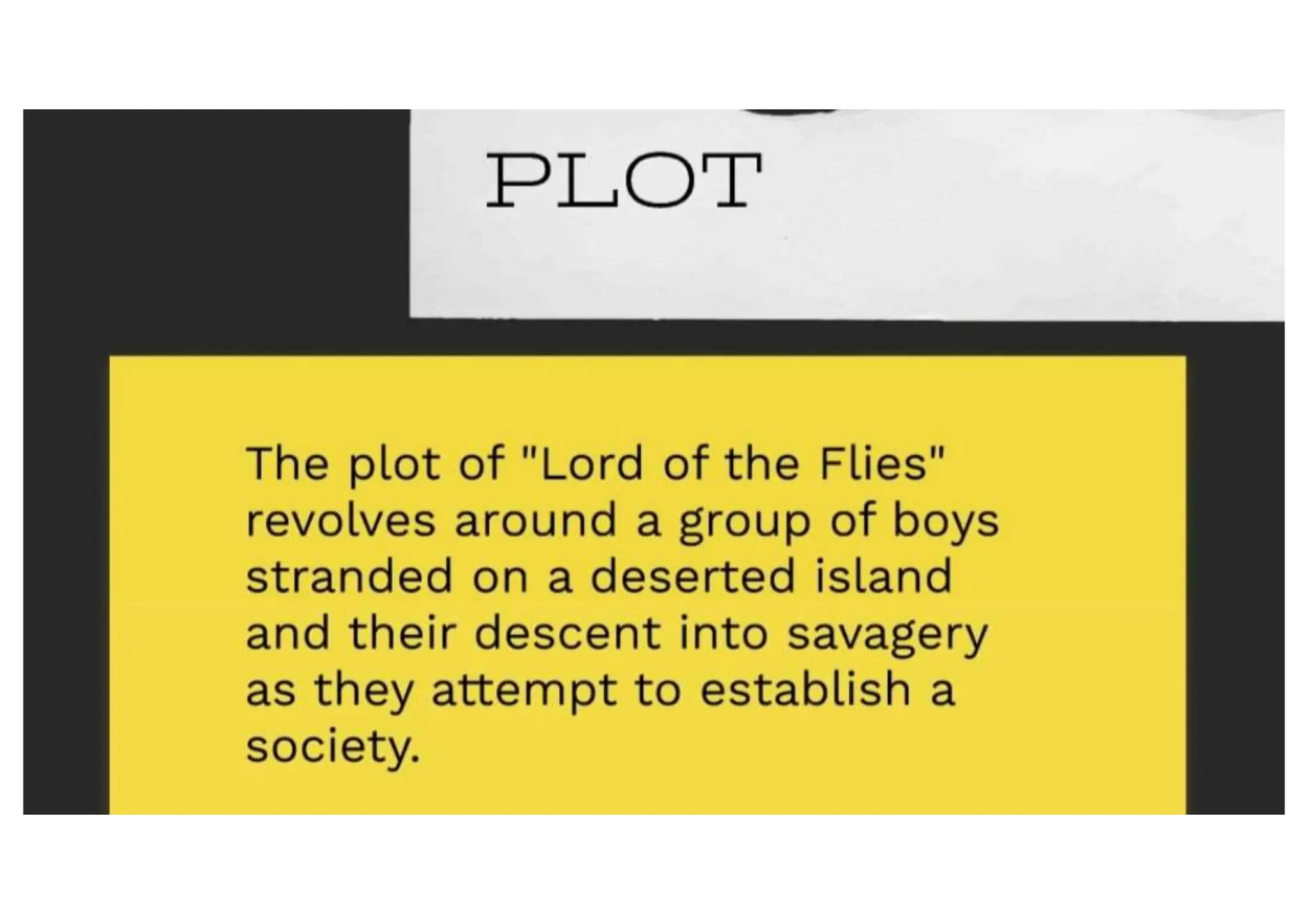 Lord of the flies | Book Review | Covering Three Dimensional Review | PPTX