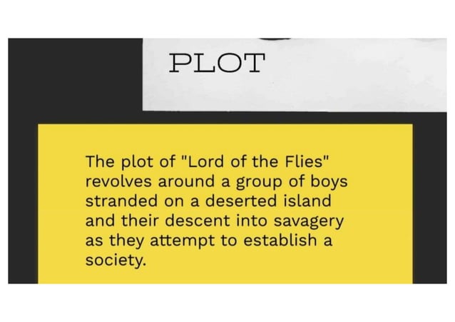 Lord of the flies | Book Review | Covering Three Dimensional Review | PPT