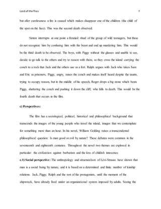Lord of the flies - Analysis | PDF