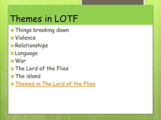 Lord of the_flies_gcse_group task | PPTX