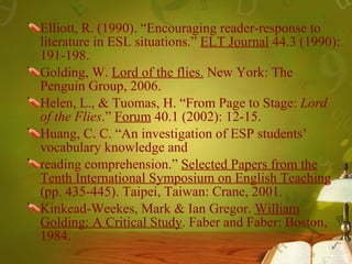 Lord of The Flies in the Language Classroom—Evil or Human Nature | PPT