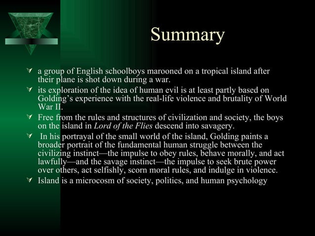 "Lord of the Flies" powerpoint | PPT | Hobbies & Interests